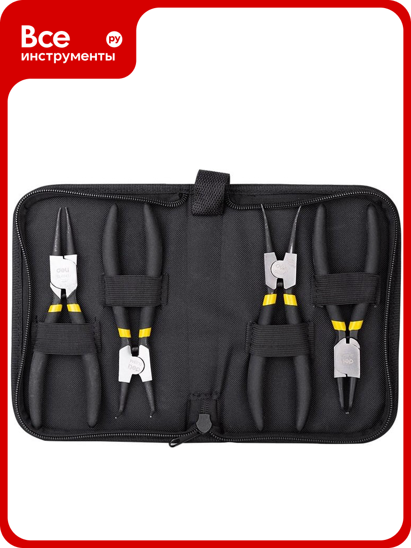 Набор съемников стопорных колец DELI DL104407 98429