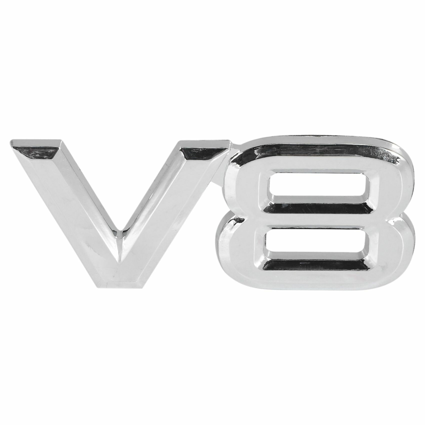 7.5x3.5 см наклейки на автомобиль V8 3D Chrome наклейка значок эмблема