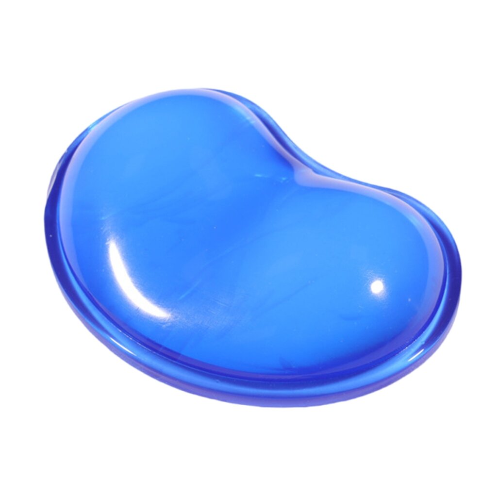 Прозрачный силиконовый гелевый коврик для мыши в форме сердца