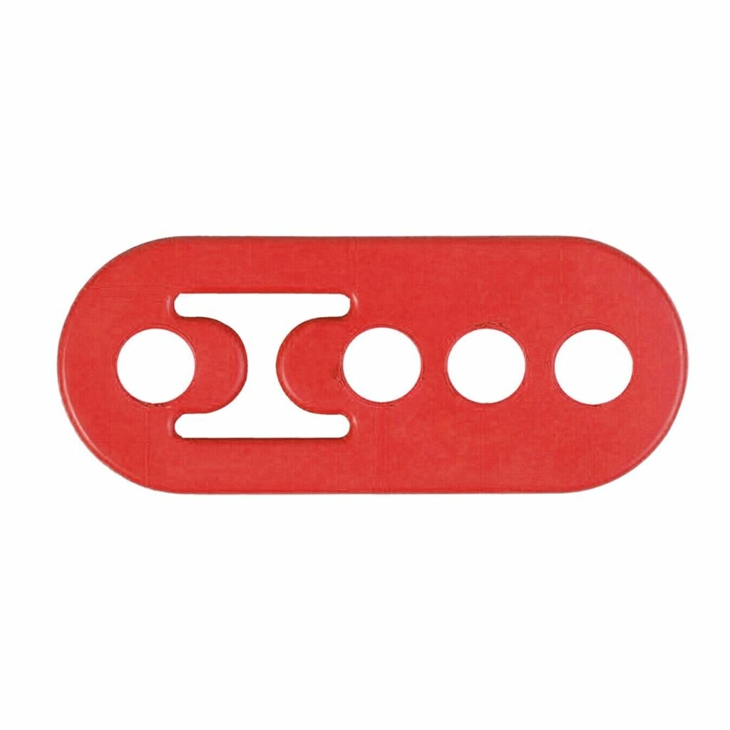 (1шт) автомобильный глушитель диаметром 12 мм, прочный резиновый выпускной кронштейн-красный