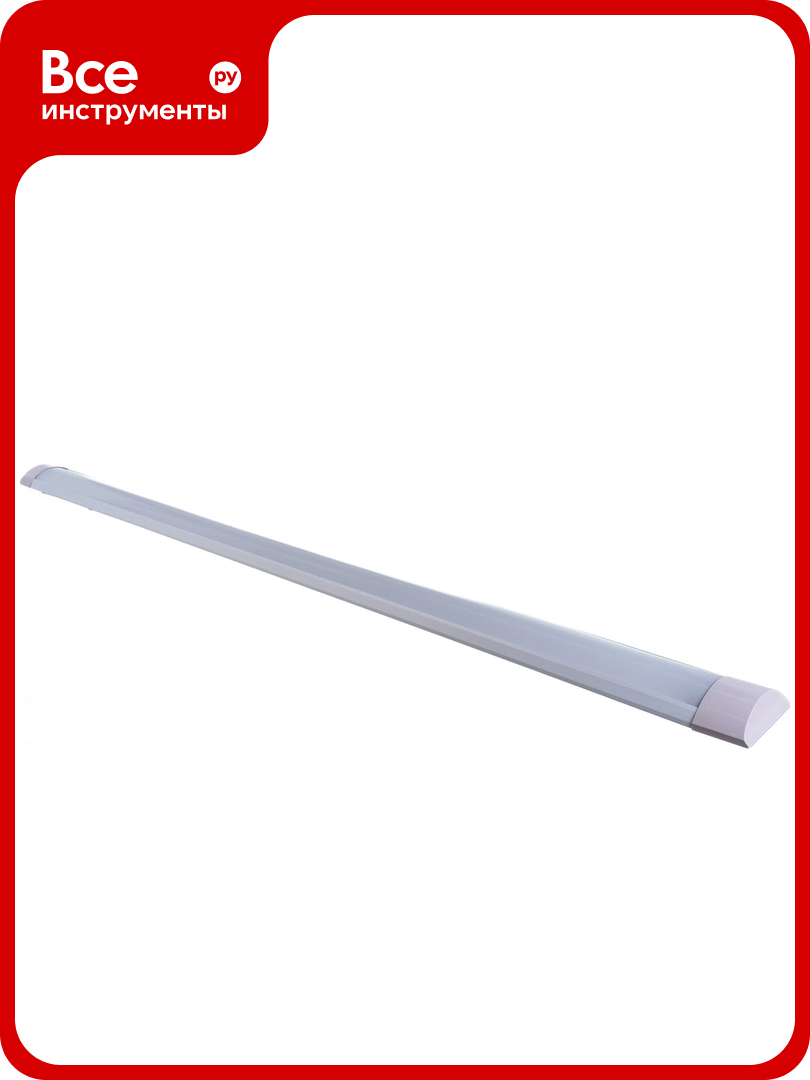 Светодиодный светильник ЭРА SPO-5-40-6K-M F 1200x75x25 36Вт 2400Лм 6500К матовый, сталь, белый Б0032480