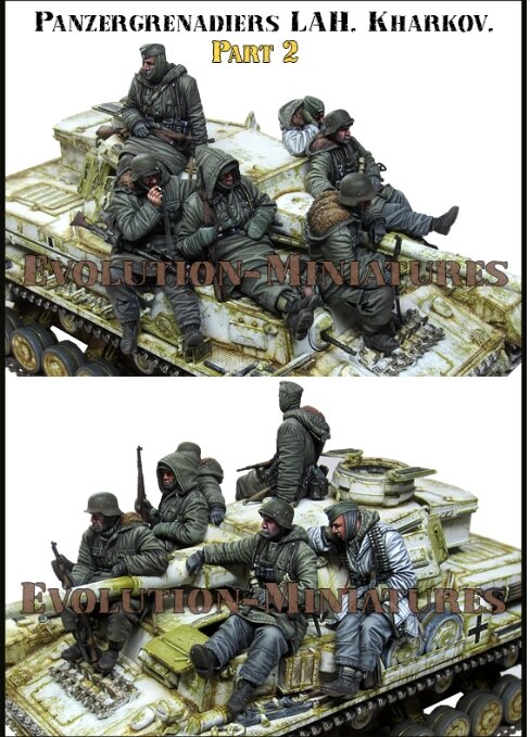 BS-13 Evolution Miniatures Панцергренадеры LAH (Харьков. Part 2) 1/35