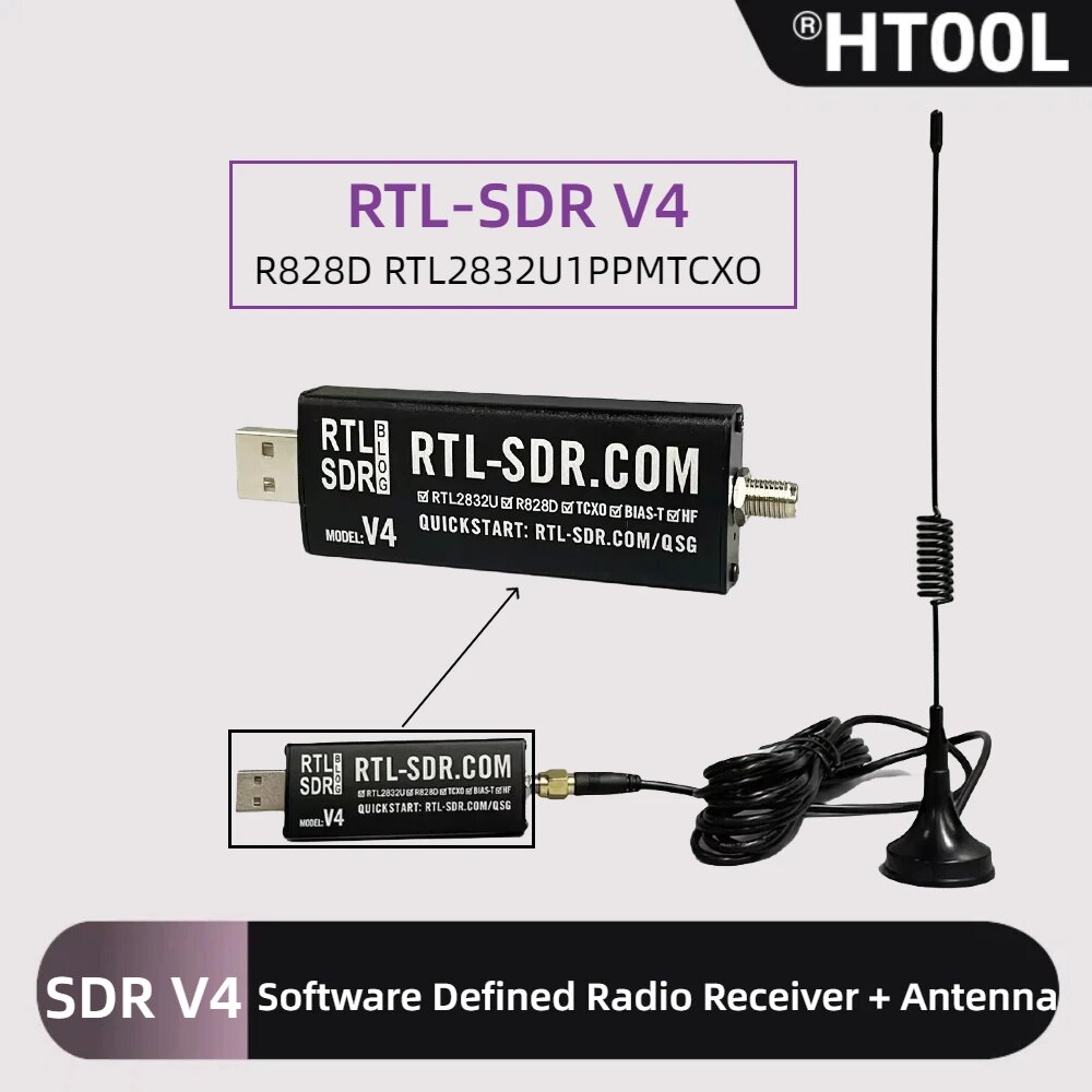 Радиоприемник SDR V4 HTOOL RTL-SDR