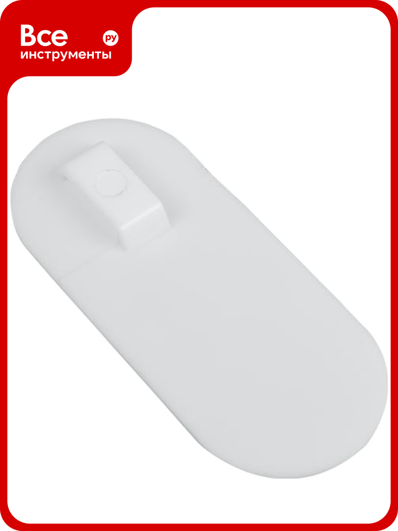 Кабельная бирка REXANT «Овал» белая, 100 шт, из прочного пластика, овальная форма, предназначена для маркировки кабелей