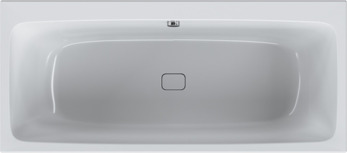 Акриловая ванна AM.PM Func 160x70 см, пристенная, белая, с каркасом