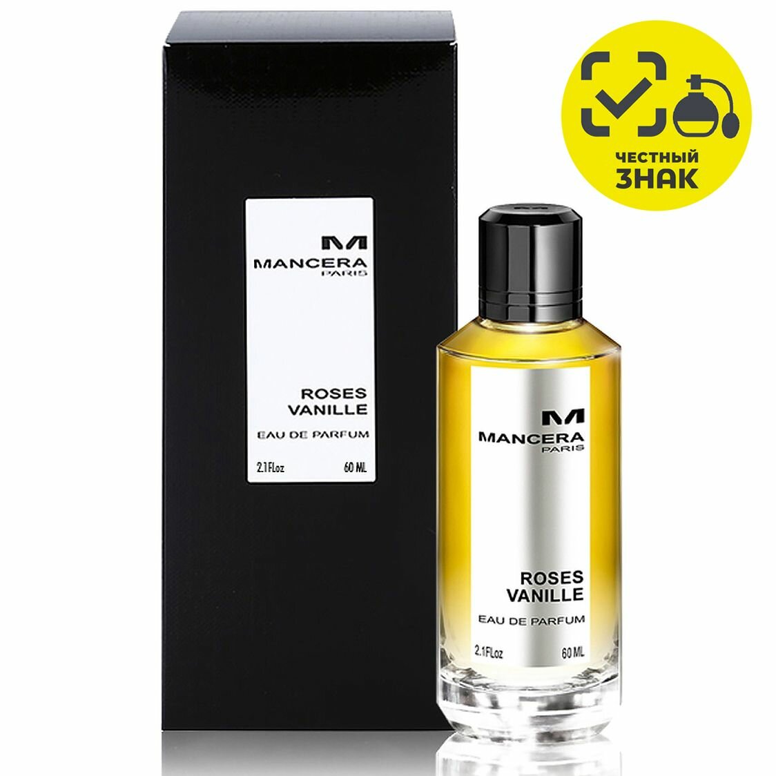 Парфюмерная вода Mancera Roses Vanille Eau de Parfum 60 мл женская