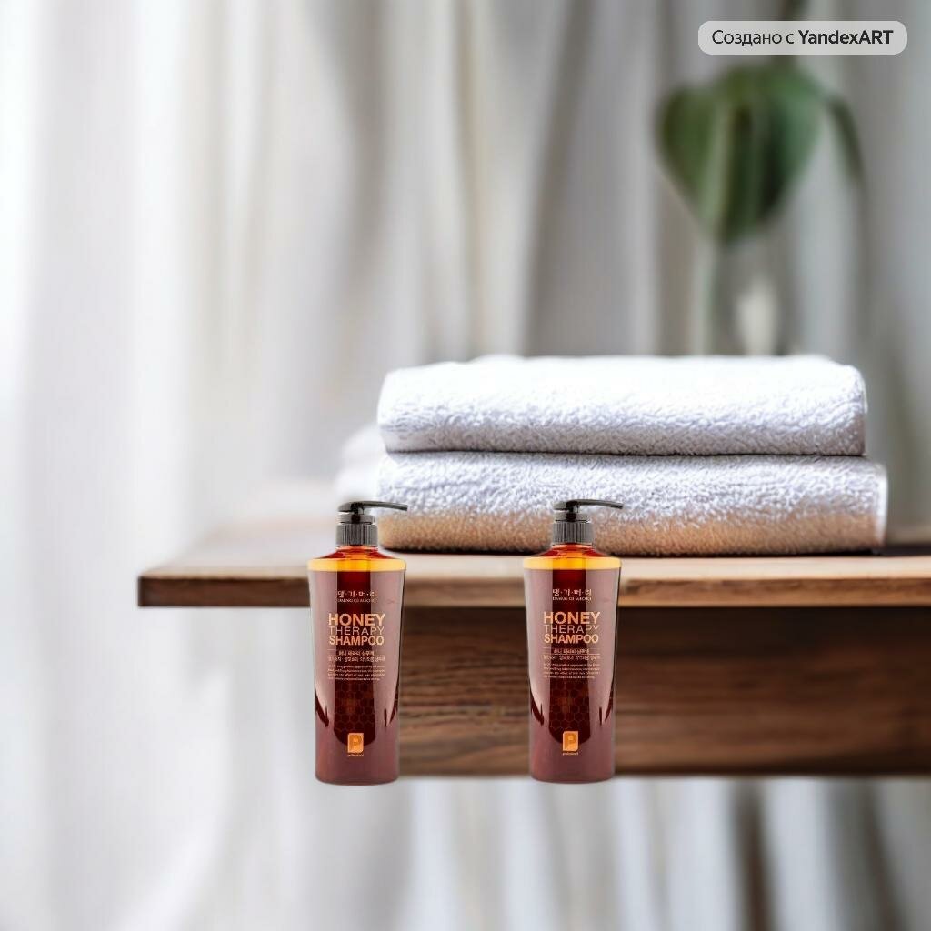 Шампунь для волос HONEY Professional Daeng gi meo ri, с пчелиным маточным молочком, 500 мл, 2 шт