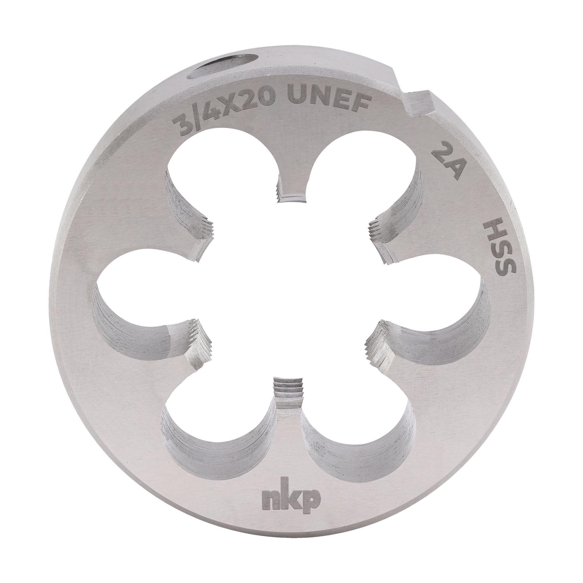 Плашка дюймовая NKP UNEF 3/4"-20 HSS DIN22568 45x14мм 248340N