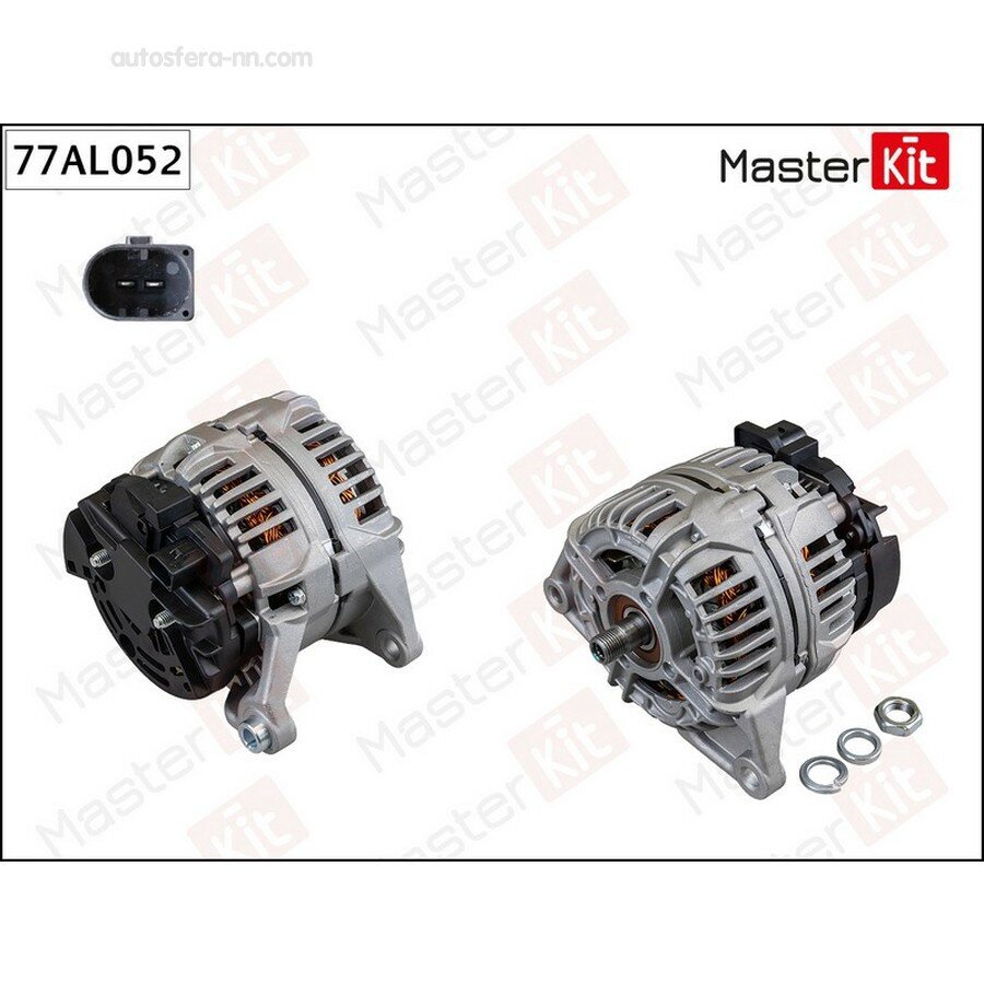MASTERKIT 77AL052 77AL052 генератор\ FIAT DUCATO, IVECO DAILY III 110A (14V 110A)