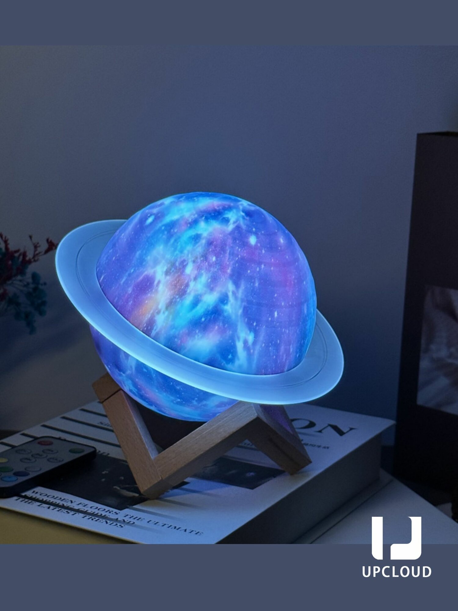 Bluetooth-динамик мечты о кольце Сатурна/Бытовой сабвуфер/upcloud Красочные огни ночного освещения