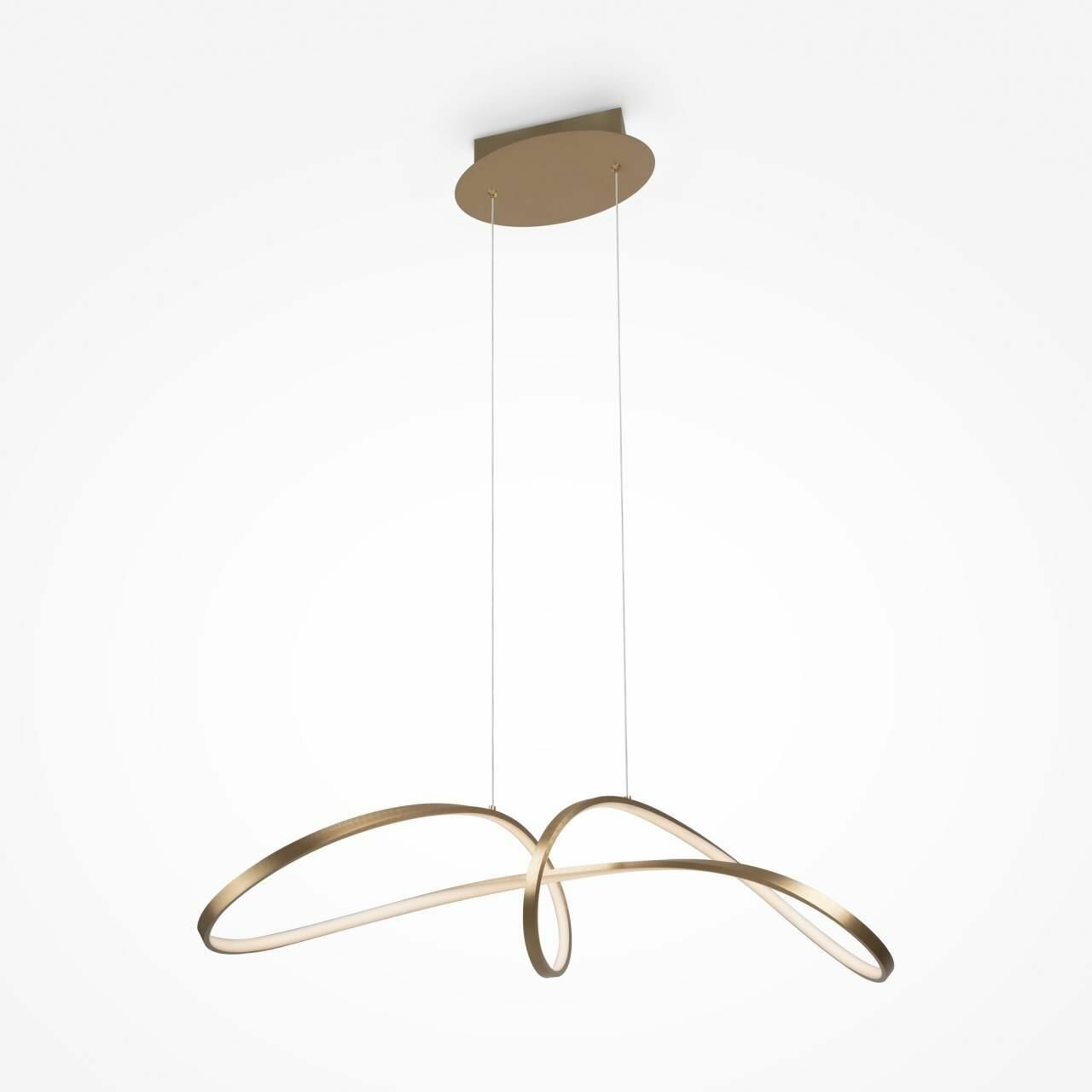 Светильник подвесной Maytoni Curve, MOD156PL-L52G4K, 42W, LED, стиль Модерн