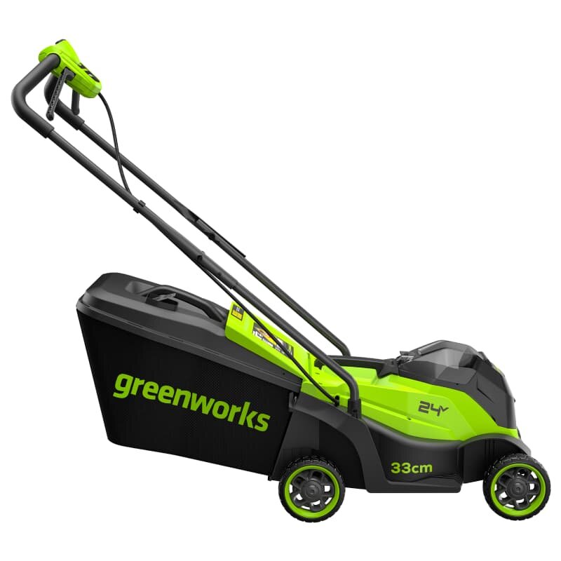Газонокосилка GREENWORKS GD24LM331K2, 33см