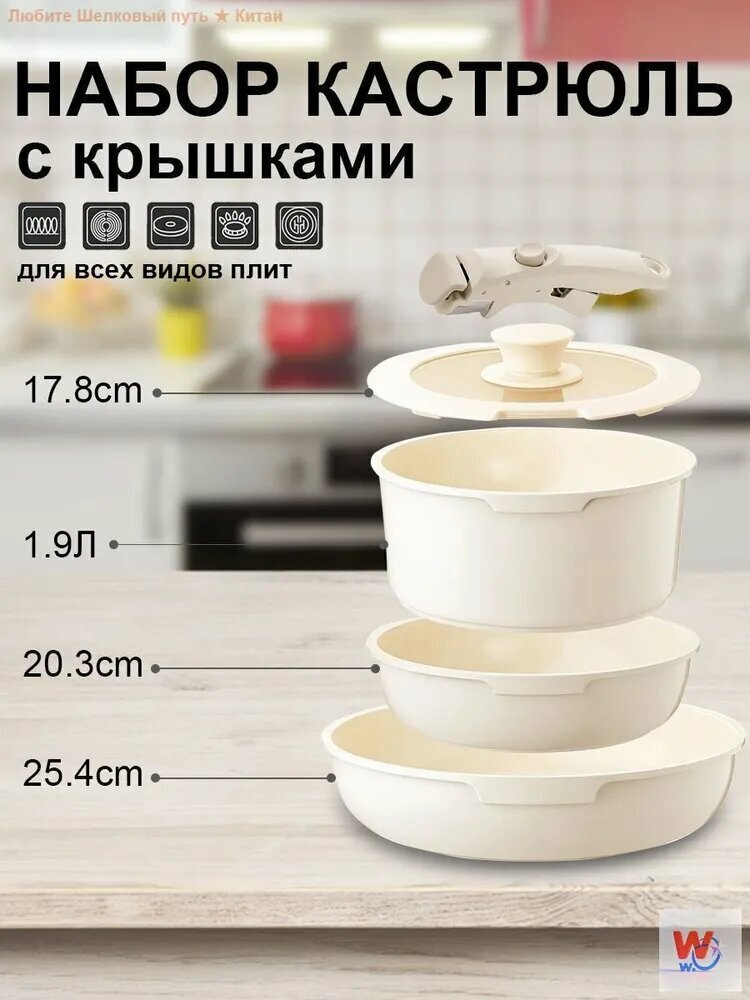 Набор посуды для приготовления, 5 предм.