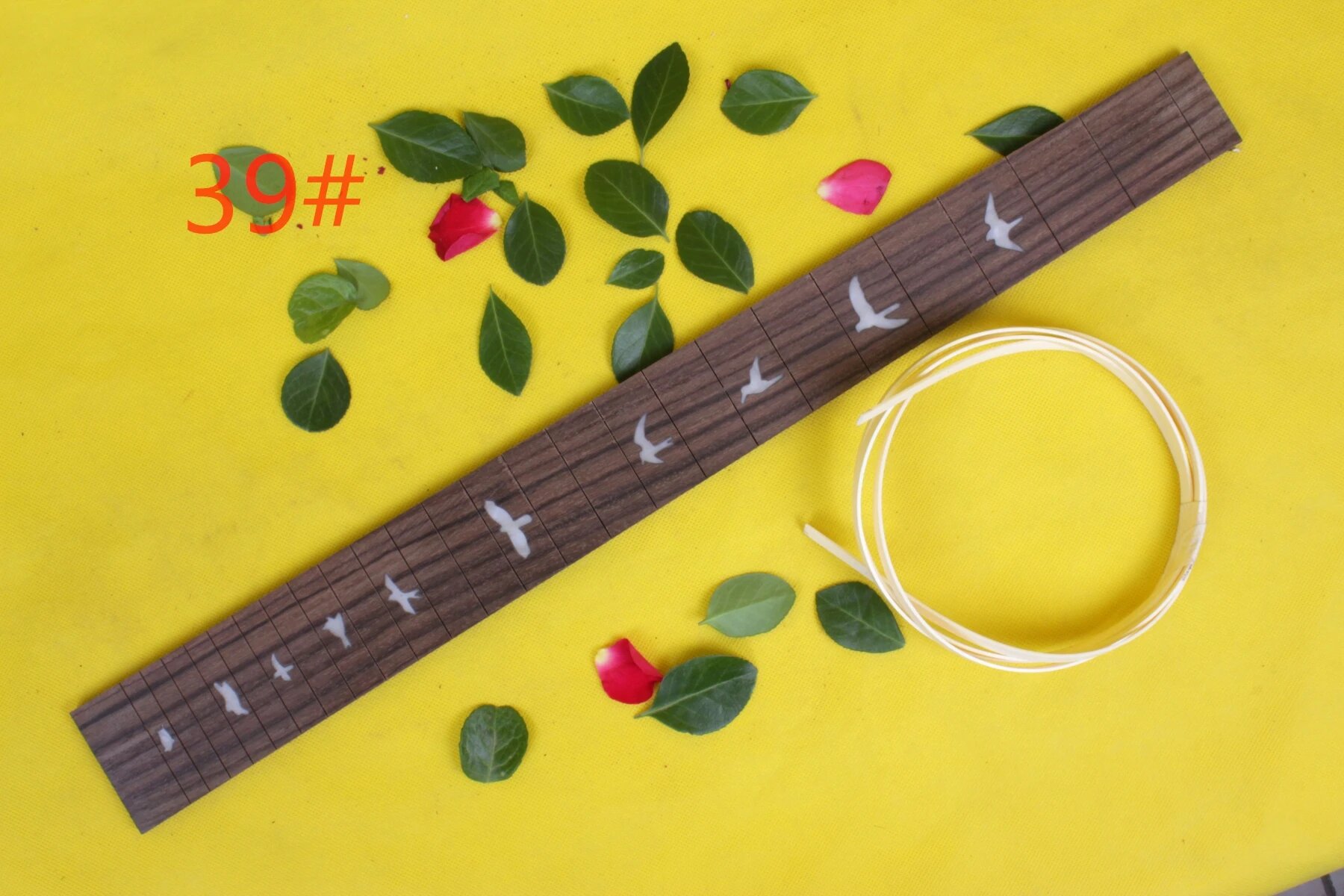 Накладка на гриф для гитары из палисандра 24 лада with binding