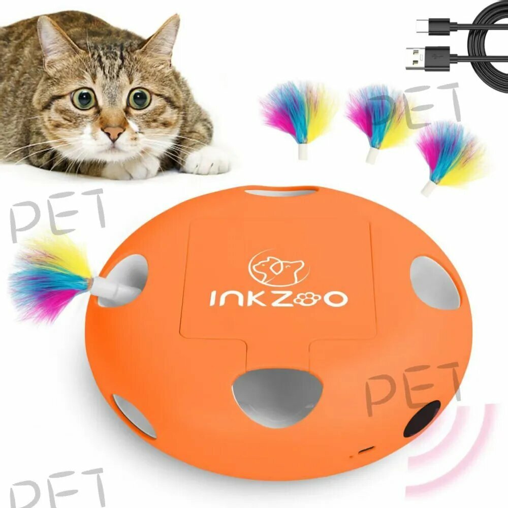 Интерактивная умная забавная игрушка для домашних животных cat box дразнилка для котят и котов