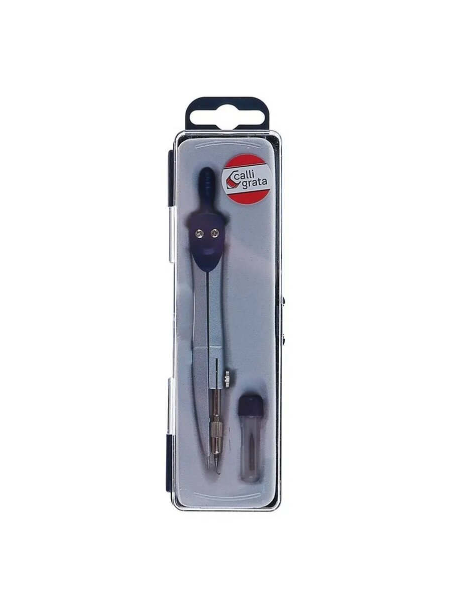 Универсальный металлический циркуль с запасными грифелями