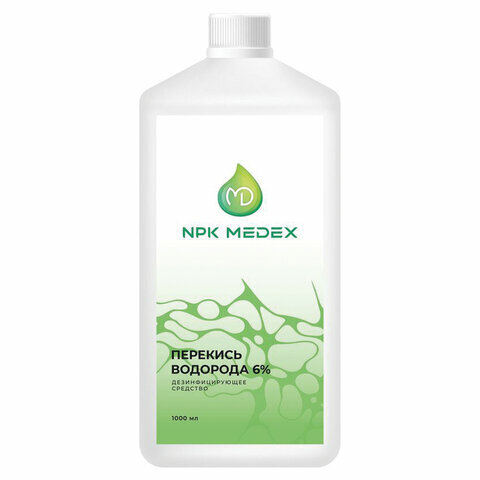 Средство дезинфицирующее Перекись водорода 6% 1л люир