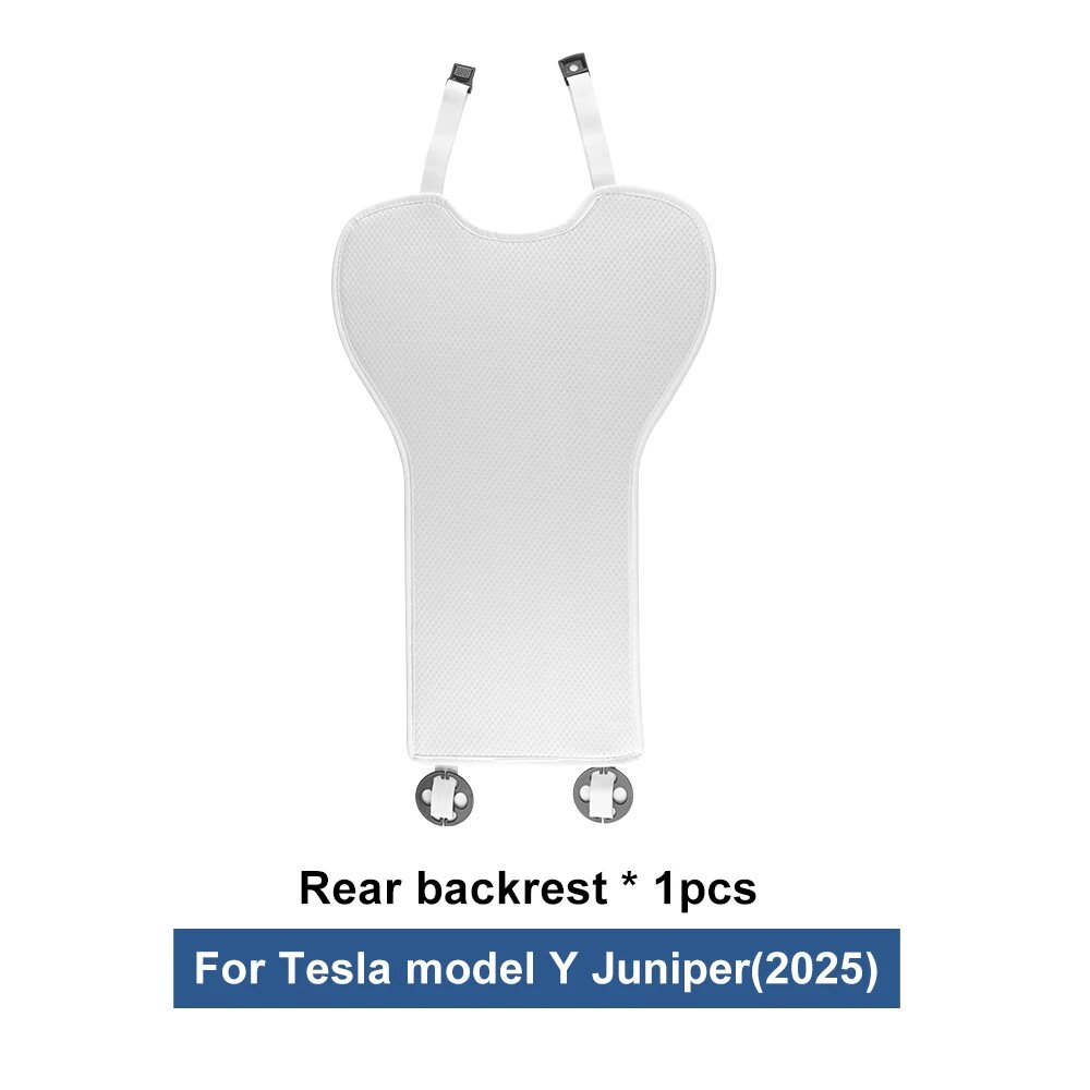 Летний чехол для автомобильного сиденья, дышащий, из ледяного шелка, нескользящий, защитный подкладка Tesla Model Y 2025, аксессуары Juniper.