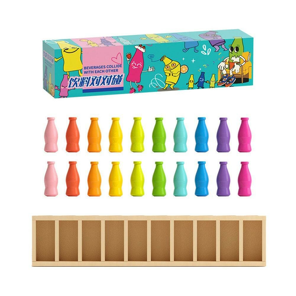 Настольная игра для детей Угадай цвет бутылки