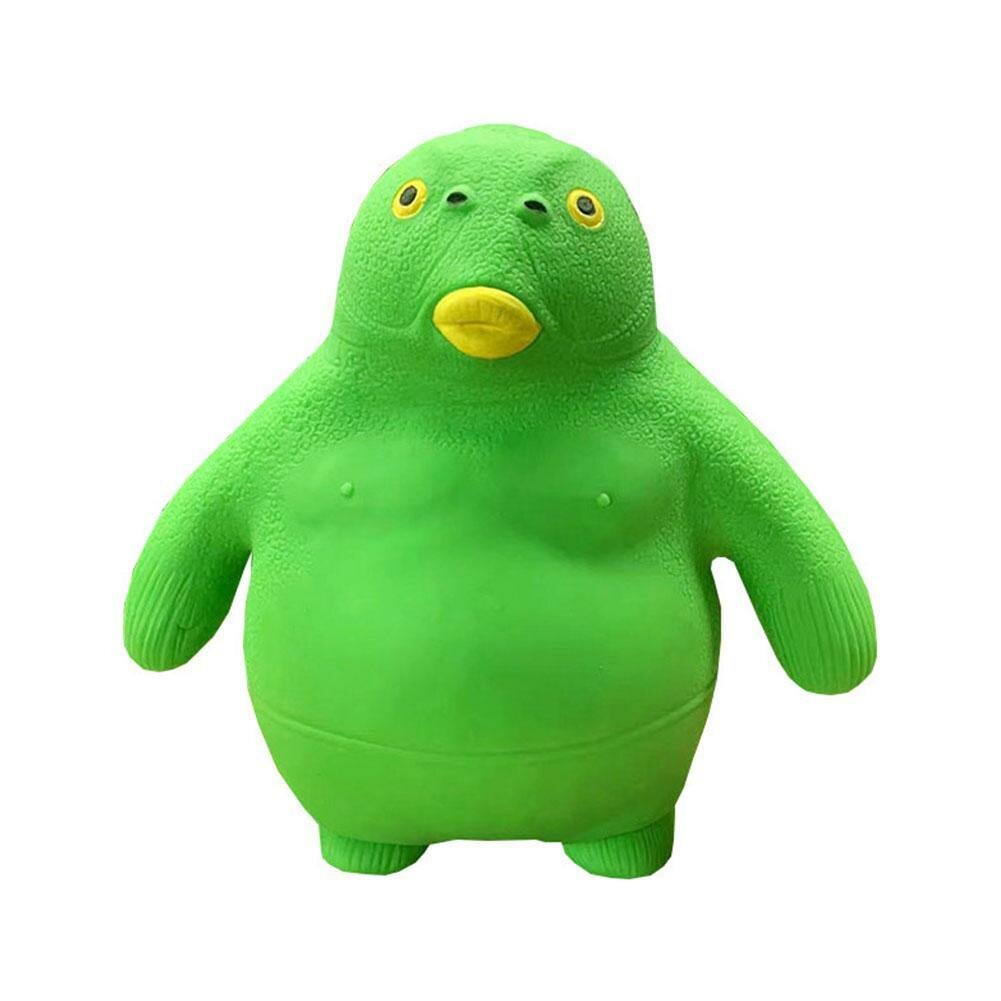 Зеленая рыба tpr медленно восстанавливающаяся антистрессовая игрушка