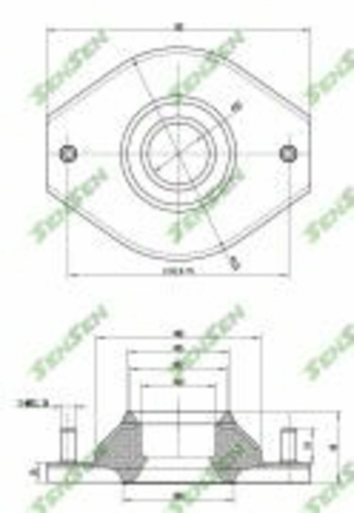 Опора Амортизатора Daewoo (Matiz M100, M150) Chevrolet (Spark M200) Front(Sensen M61058)