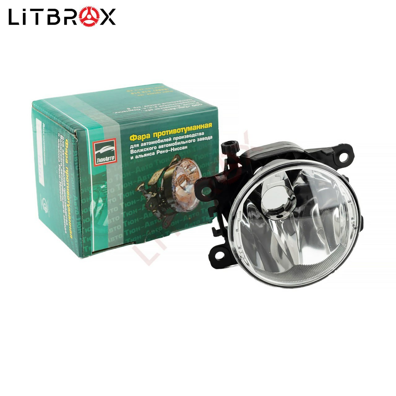 Фара противотуманная (ПТФ) (1 шт.) "Тюн-Авто" ВАЗ LADA Vesta, XRAY, Granta FL, Largus FL, Niva Urban, Renault