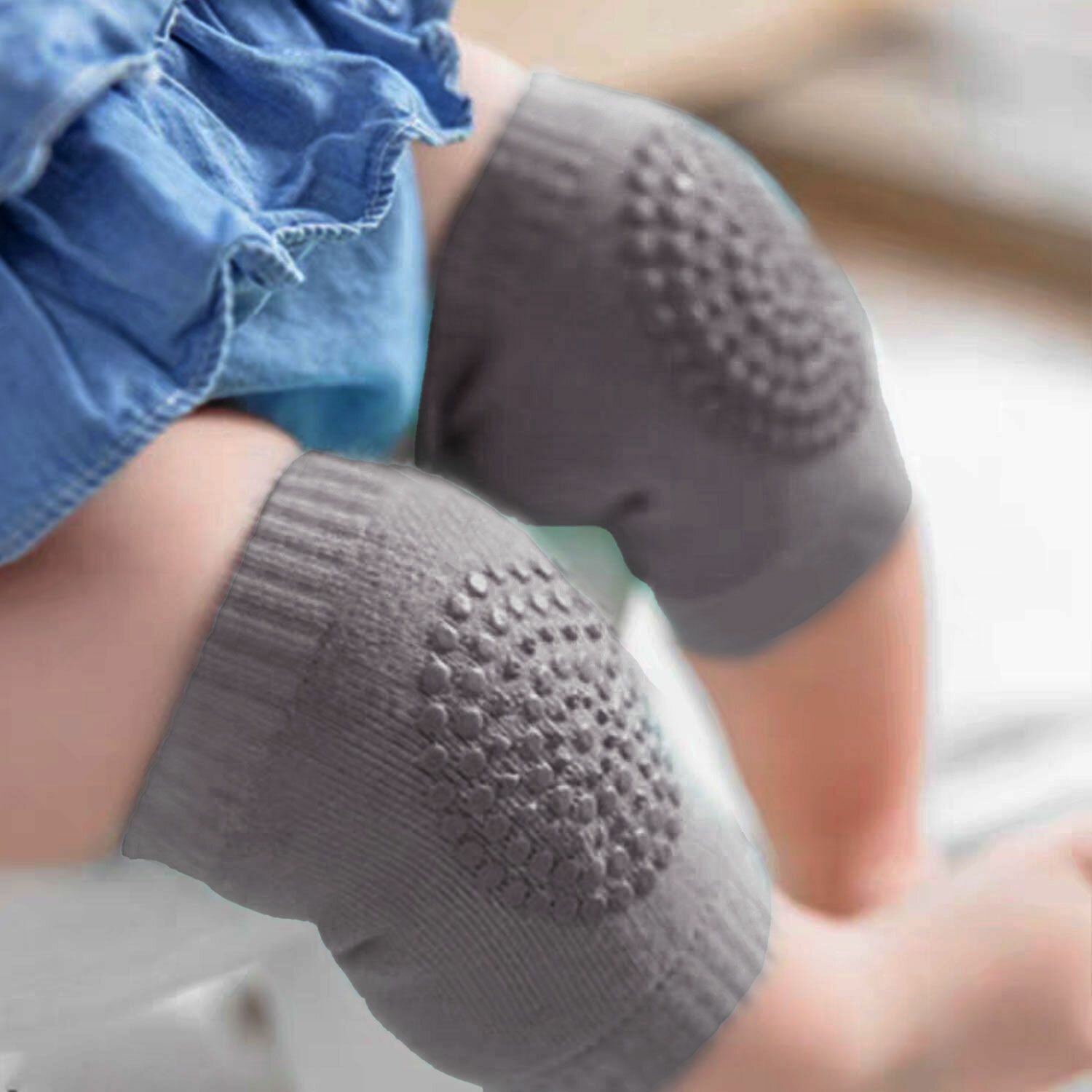 1 пара нескользящих наколенников для ползающих младенцев