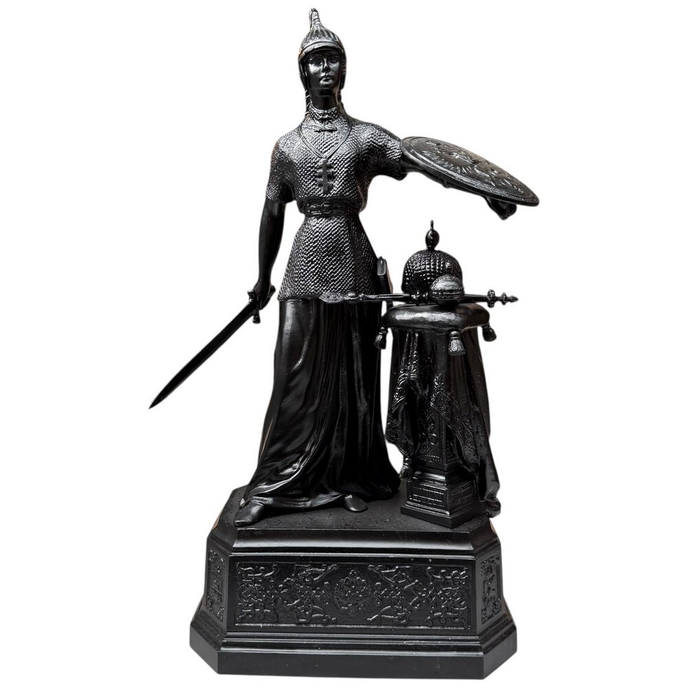 Чугунная скульптура "Россия" м/р, 1981 г. Касли, частная работа, России