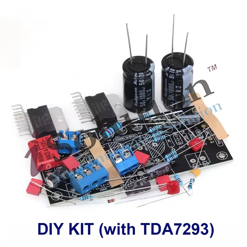 Комплект усилителя TDA7293 200Вт DIY KIT with TDA7293