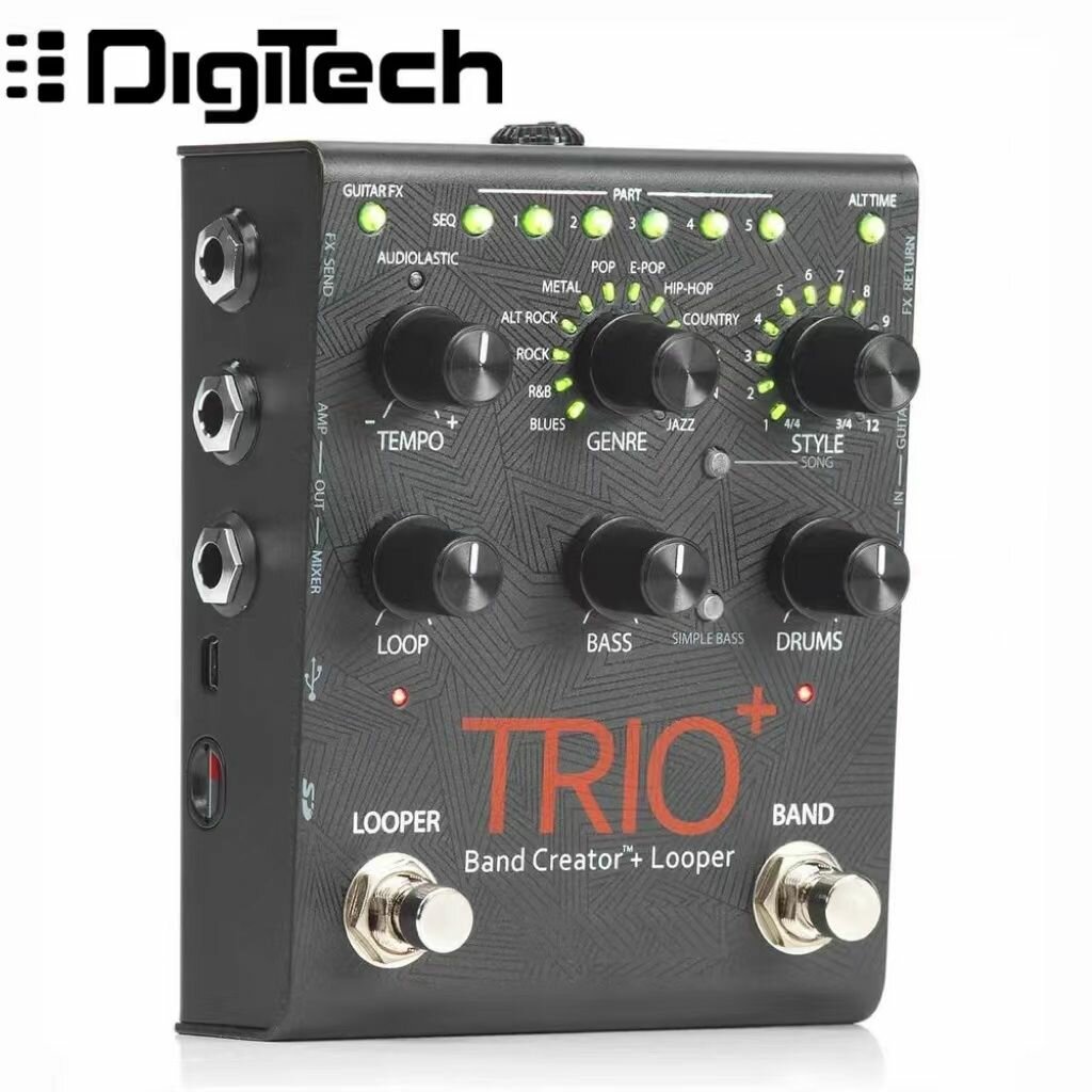 Процессор эффектов для электрогитары Digitech TRIO+ , Создатель группы и зацикливатель