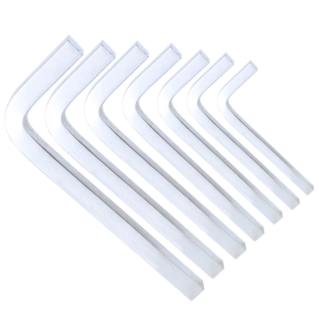 Набор Г-образных отверток с квадратной головкой для винтов окон и дверей 3-10мм