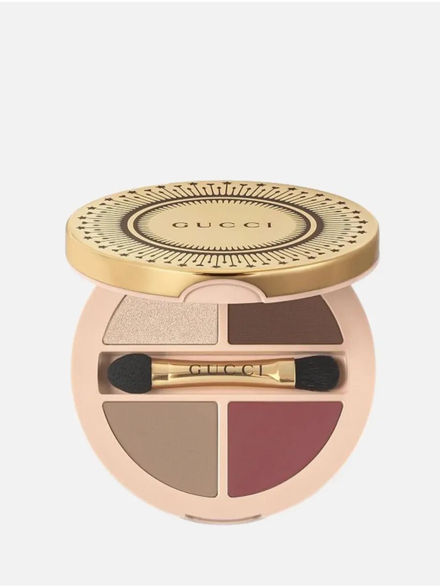 Тени для век GUCCI palette de beauté quatuor multi-use cream and powder quad eye palette 01
