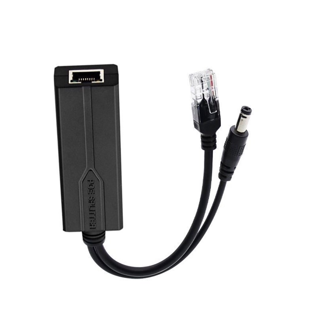 Высокоэффективный POE-Разветвитель 48V-12V DC5.5x2.1mm Разъемы 48V PoE-DC12V с Изолирующей конструкцией Для различных устройств