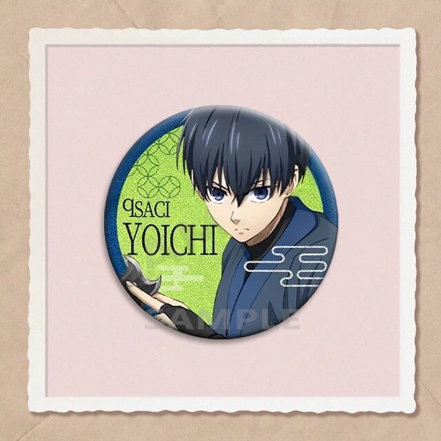 Эмалированные булавки с синим замком в стиле аниме, крутая круглая брошь Meguru Bachira Avatar, одежда, рюкзак, значок на лацкан, ювелирные аксессуары, подарки для фанатов