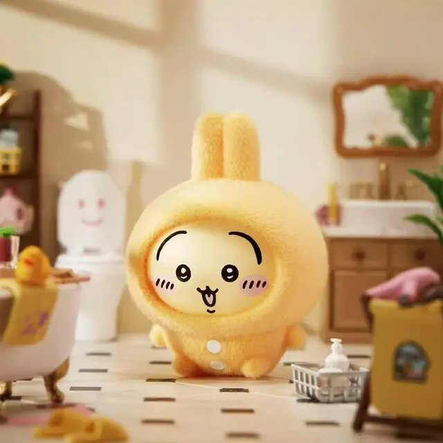 Виниловая подвеска-коробка-загадка Chiikawa Change Face Miniso Chiikawa, декор стола, сюрприз для девочки на день рождения