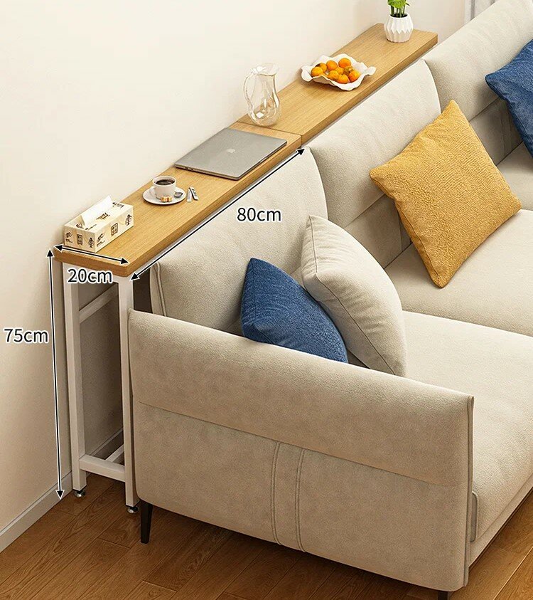 Задняя полка дивана, Металлический каркас, МДФ, 80x20x75cm