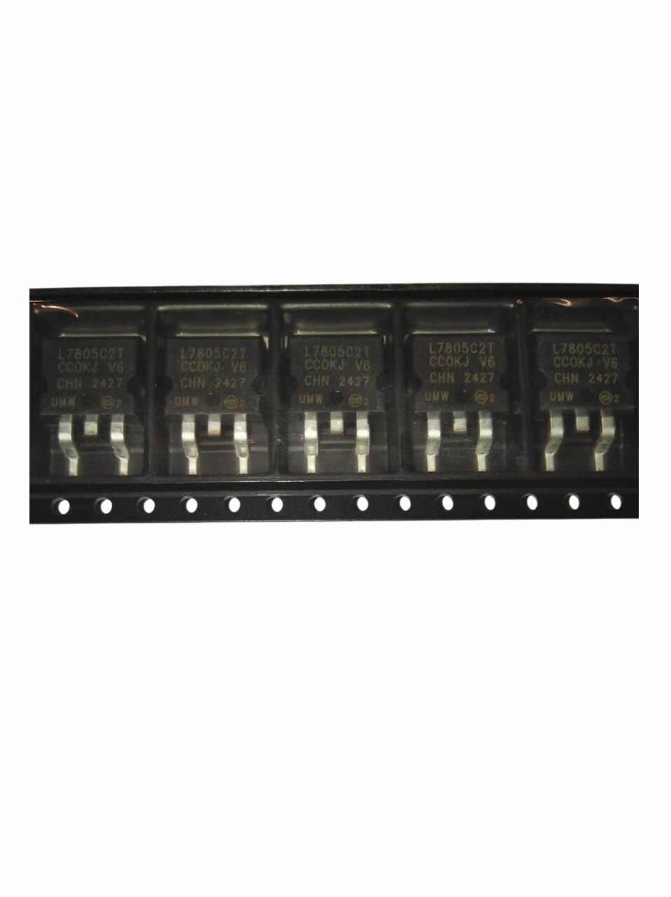 Стабилизатор напряжения L7805CD2T, 5В, 1.2А - 5 штук