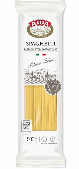 Макароны АгроАльянс AIDA Spaghetti Спагетти 4шт по 500г