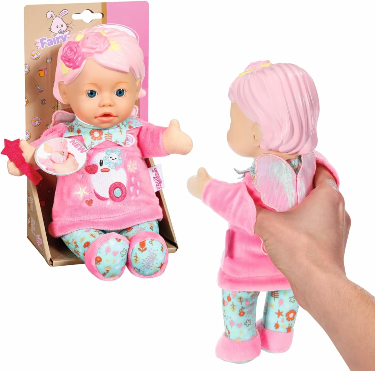 Кукла тряпичная с крылышками BABY born Fairy for Babies мягкая 26 см 834695