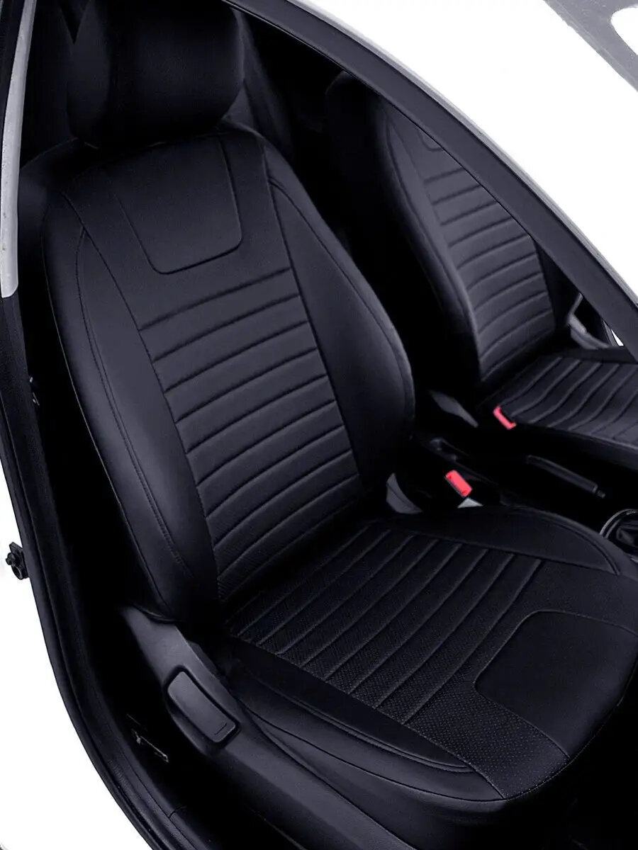 Чехлы в машину Хендай Солярис 2 Киа Рио 4, х , Х-лайн с 2017 г. в.