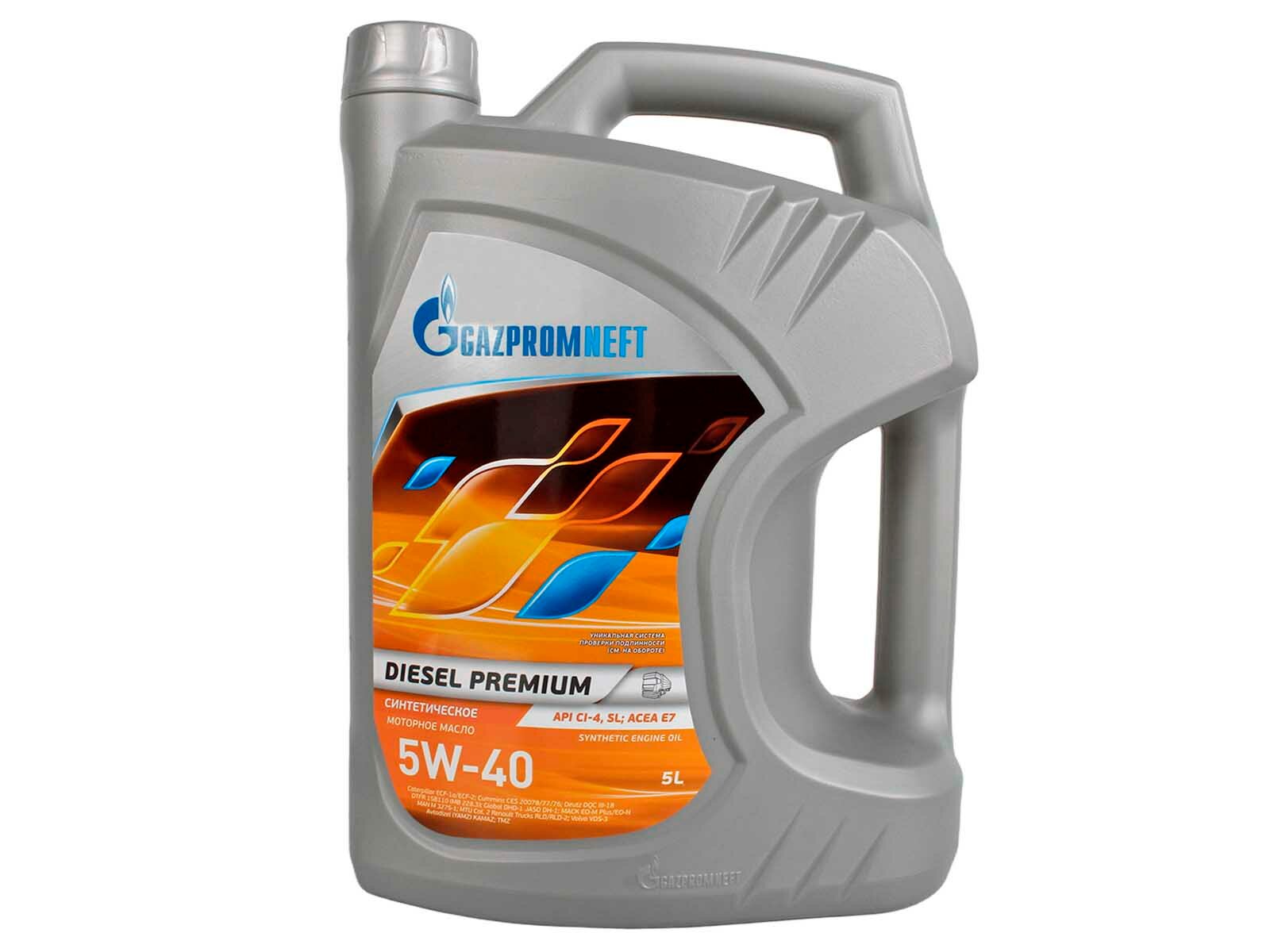 Масло моторное GAZPROMNEFT Diesel Premium 5W-40 5л