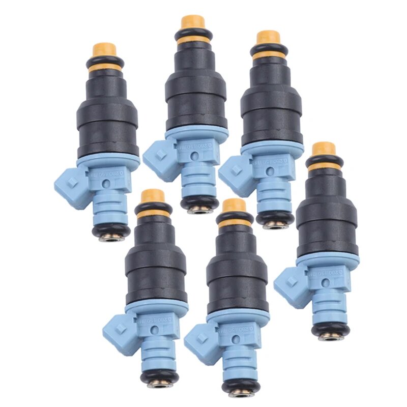 0280150715 Форсунка топливной форсунки автомобиля 0280150941 Для BMW 3 5 7 8 серии Z1 E30 E31 E32 E34 E36 E38 316i 318i 518i 750i M10 B18 6 pcs