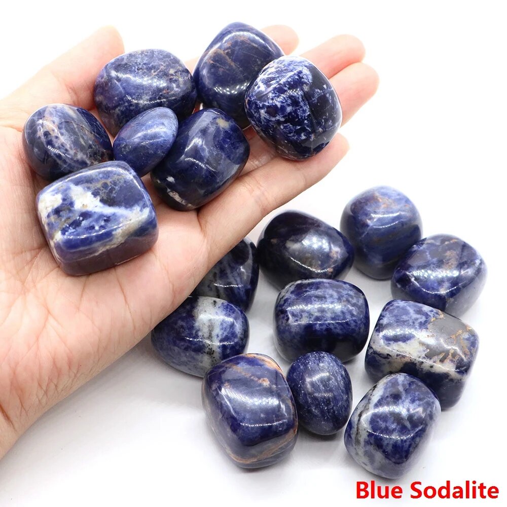 Хрустальный камень Аметист Темно-синий, 1 pc, Blue Sodalite