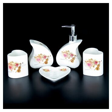 Набор для ванной комнаты ST YU004-5 керамика