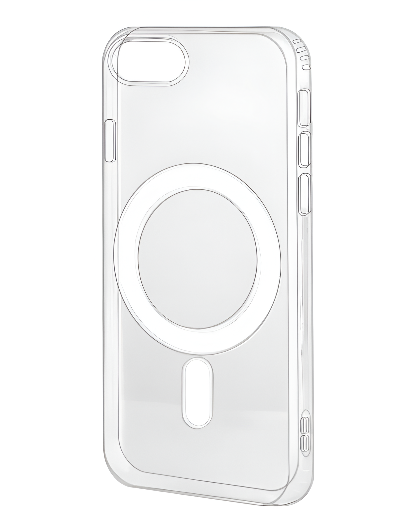 Чехол магнитный с функцией MagSafe для iPhone 6,7,8 Plus прозрачный