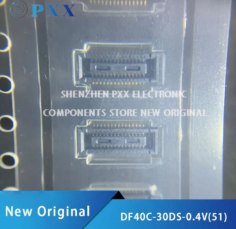 5 шт. DF40C-30DS-0,4 В (51) новый оригинальный 30-контактный разъем, шаг 0,4 мм, розетка для монтажа на плате, золото