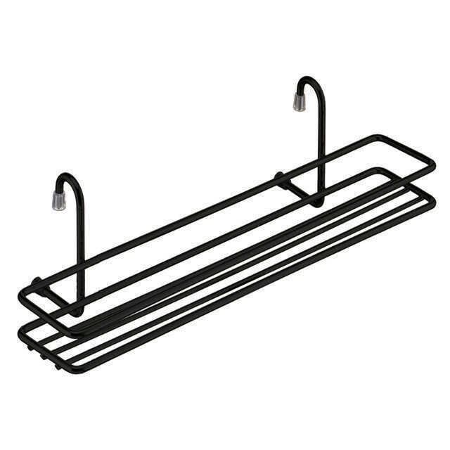 Полка для рейлинга LEMAX, для специй, короткая, черная матовая