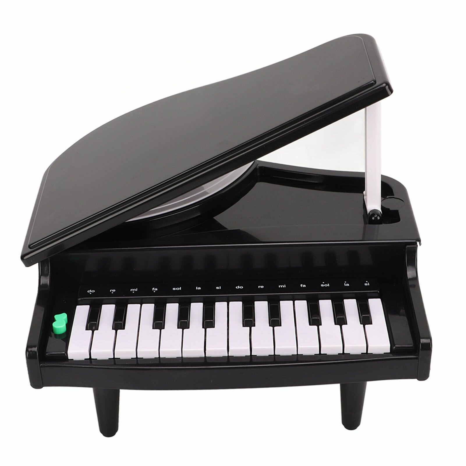Детское электронное пианино, черное образовательное пианино, детские многофункциональные музыкальные обучающие игрушки