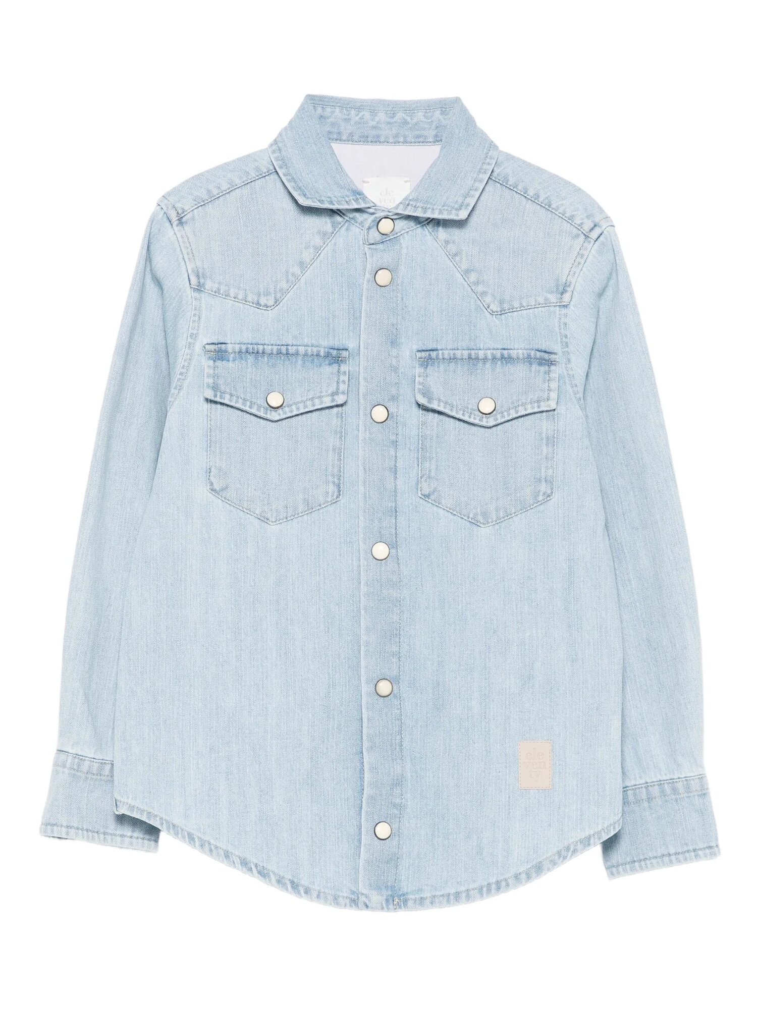 Рубашка Logo-patch denim shirt