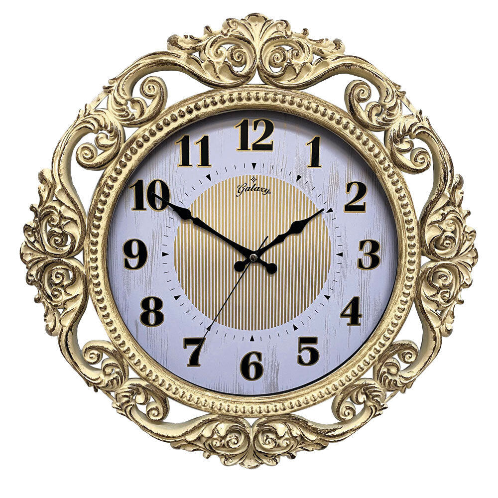 Часы настенные бесшумные размер 50 см 725-C, кварцевые.